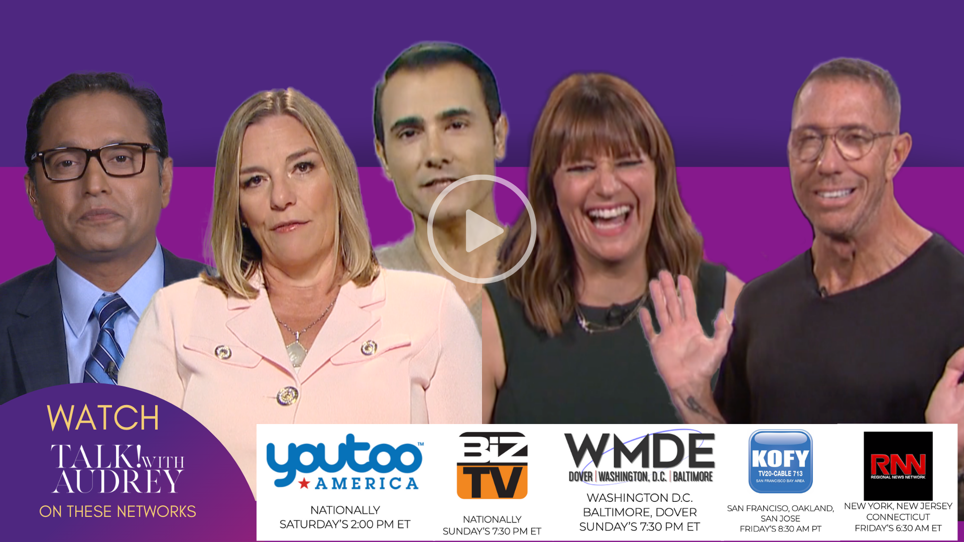 Coming Up This Week August 7-9, 2020 on TALK! with AUDREY TV - TALK ...